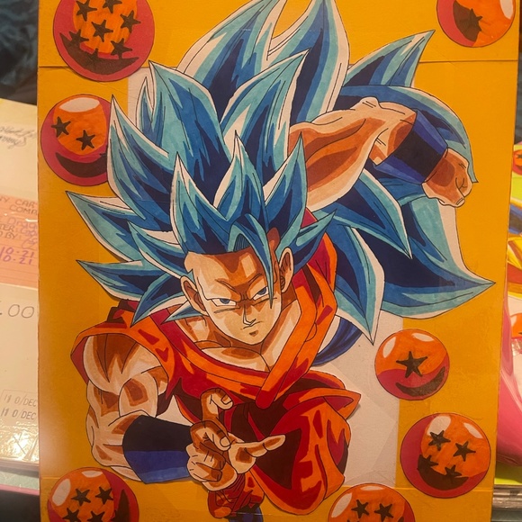 Zariah (Zinny) Brianna McNeill | Art | Goku Super Saiyan 3 God Blue ...